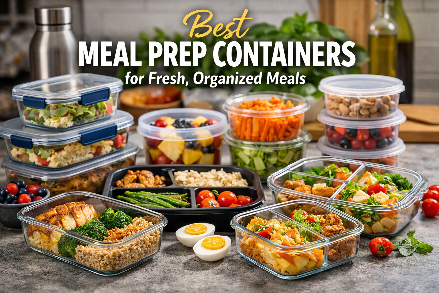 Best Meal Prep Containers for Fresh, Organized Meals (Top Picks 2026)